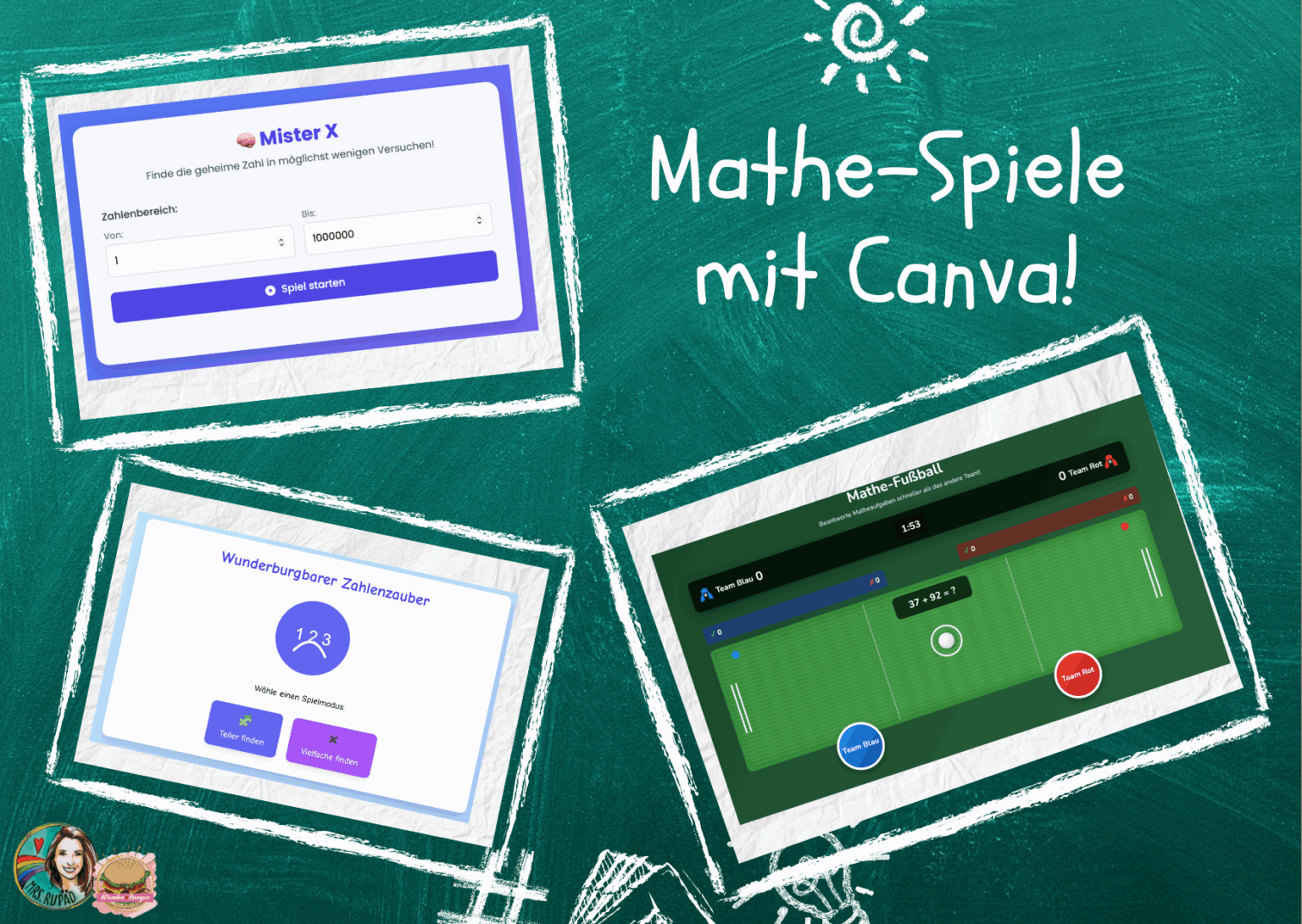 Interaktive Mathespiele mit Canva-KI programmieren – Mrs.Rupäd